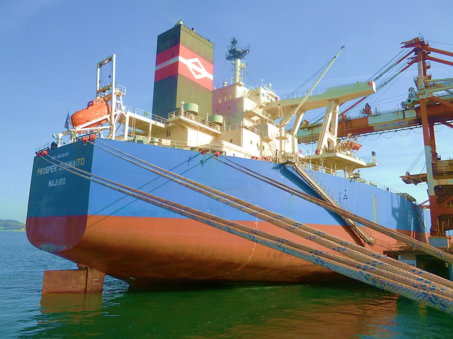 MV PROSPER SUNWAITO 広島県福山港にて訪船 | 菅原汽船株式会社