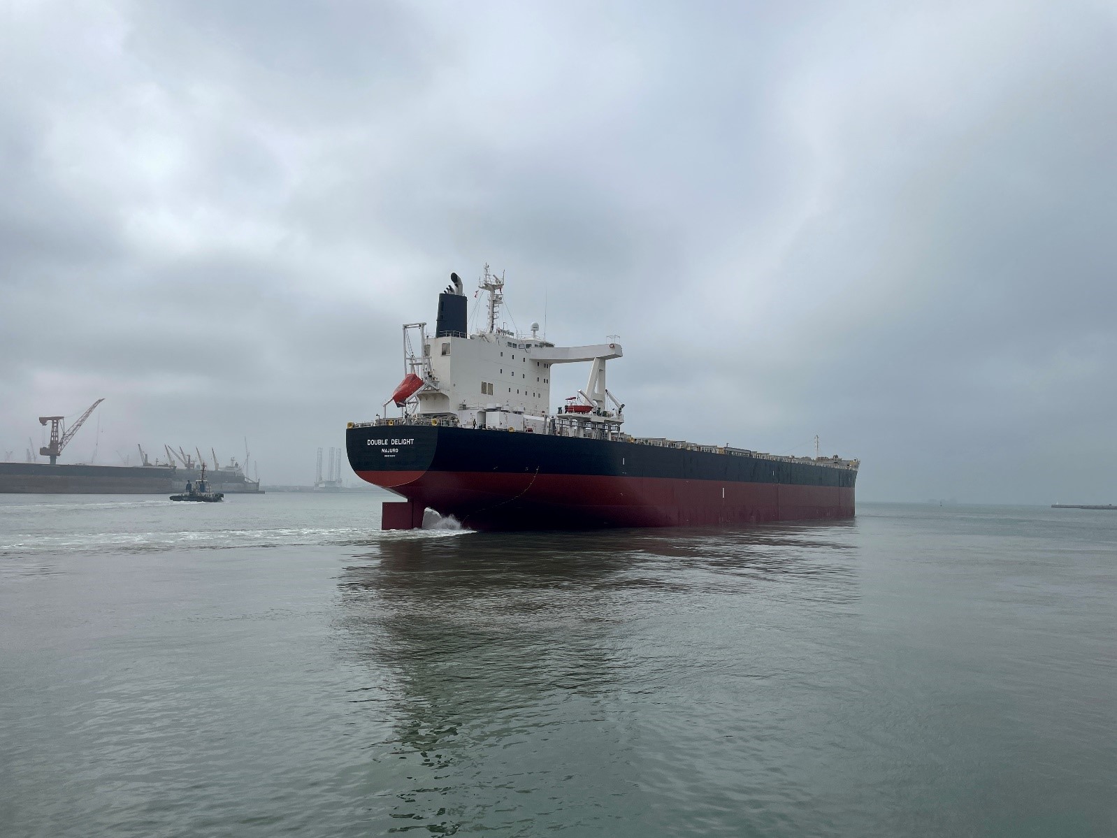 MV DOUBLE DELIGHT ドック立ち合い | 菅原汽船株式会社